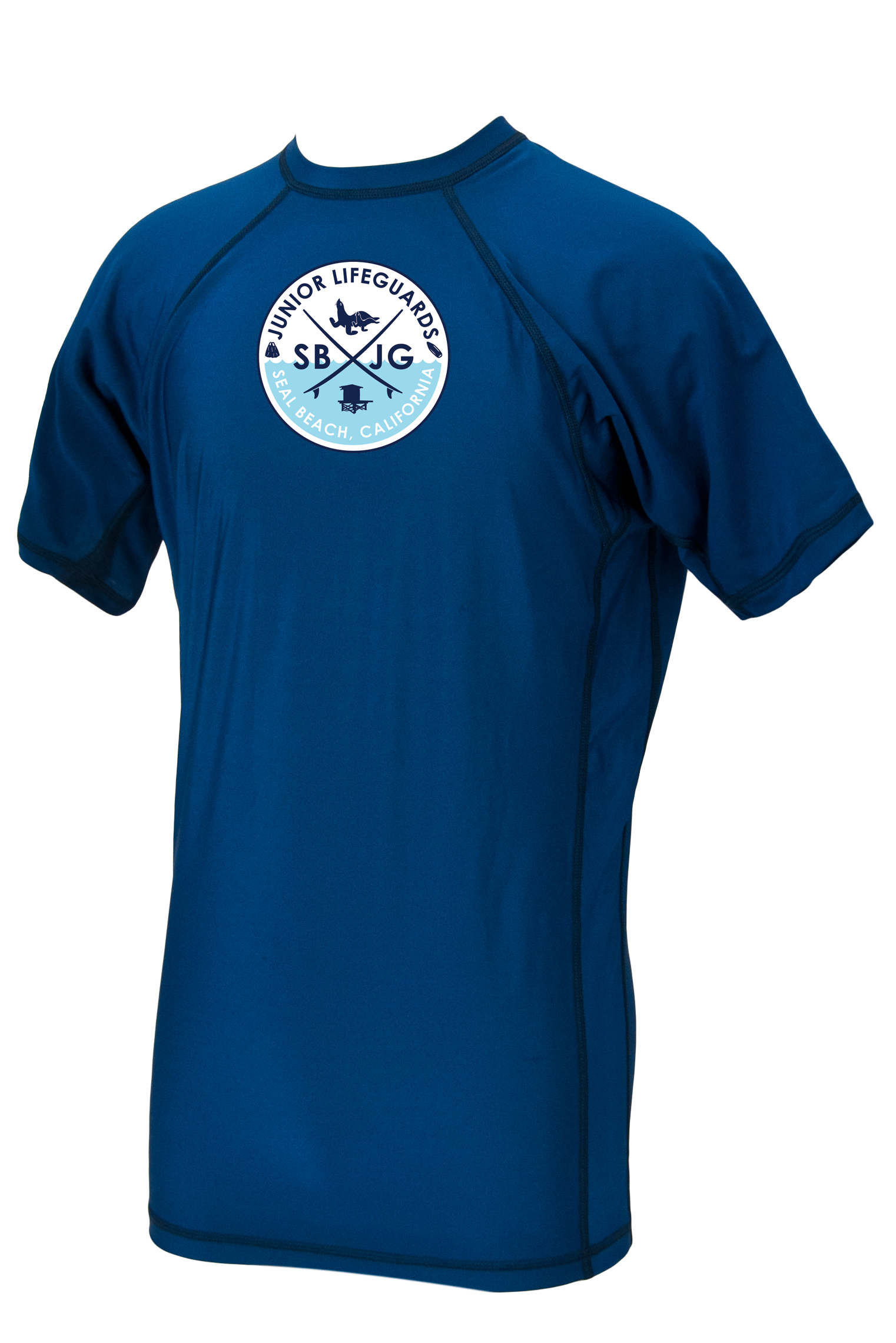 ADULT RASH GUARD SHORT SLEEVE SBJG - Competitive Aquatic Supply